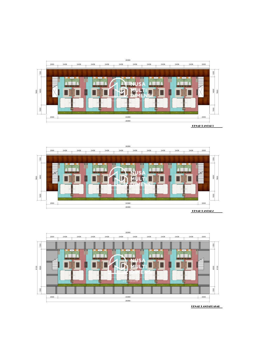 Jasa Desain Eksterior & Interior Dormitory IPB Bogor - Nusa Multi Dimensi
