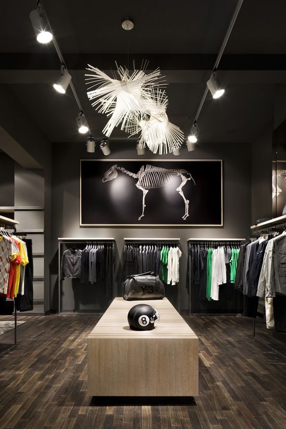 Desain Toko Pakaian Gaya Industrial Terbaik - Nusa Multi Dimensi